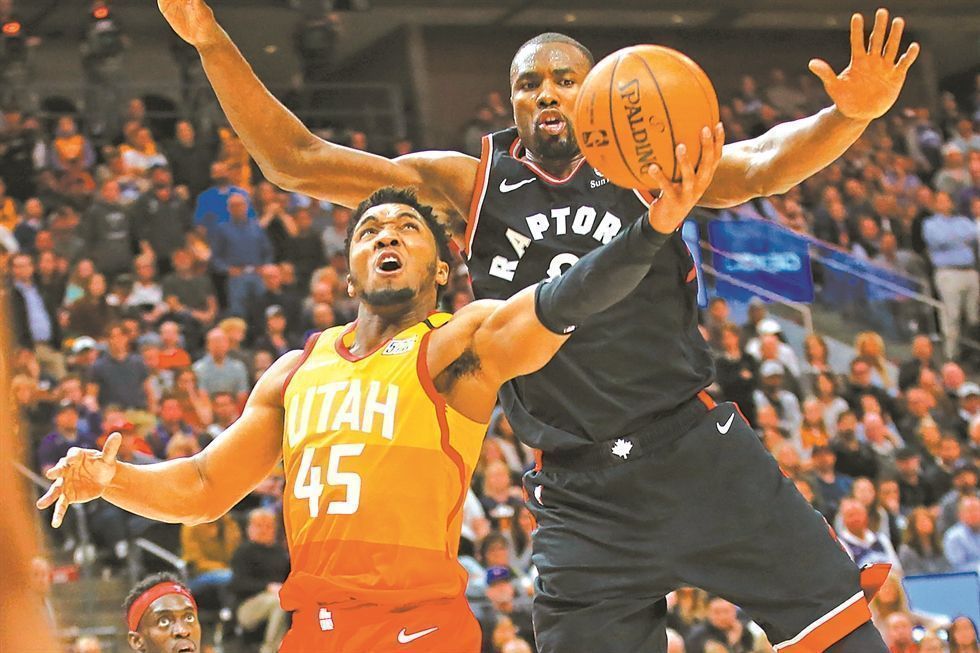 Ibaka helps Raptors edge Jazz 101-92 - The Korea Times