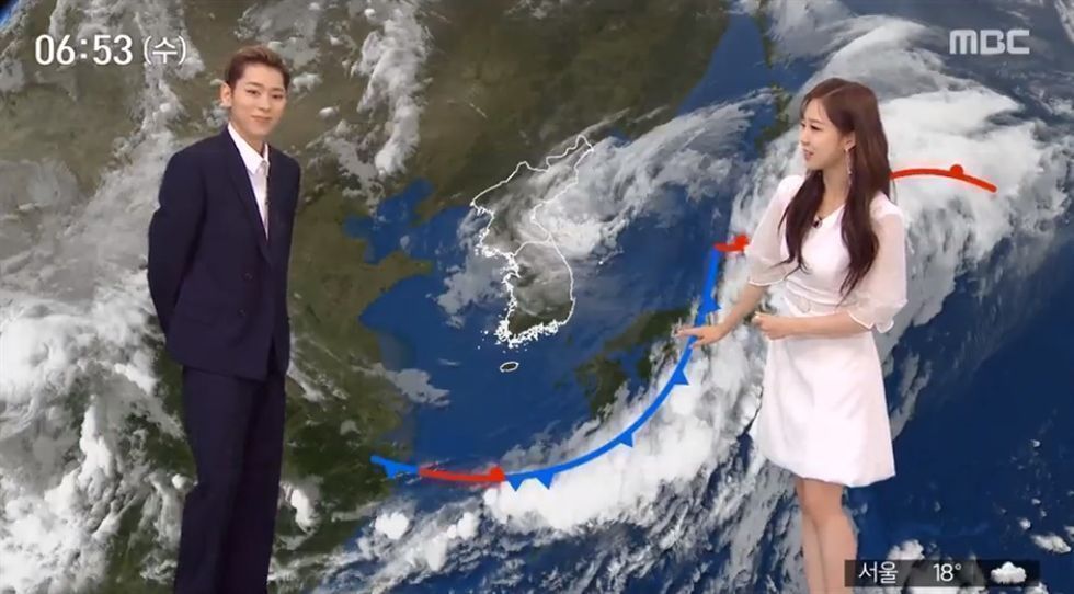 Rapper Zico makes surprise appearance as weatherman - The Korea Times