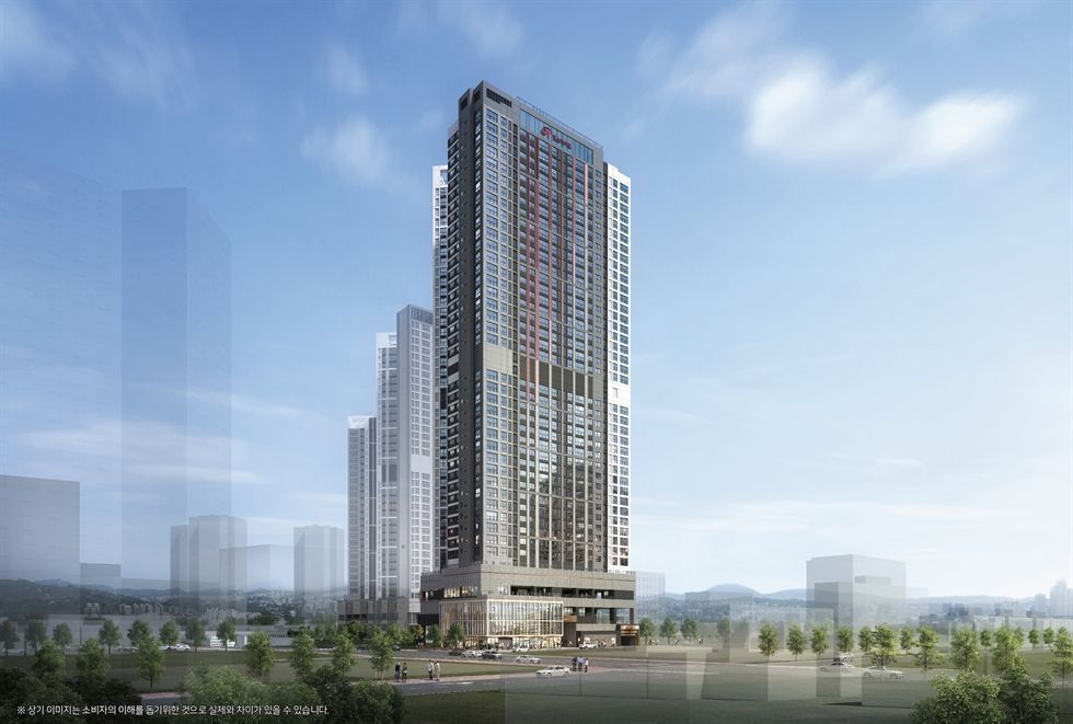 Sale of newly constructed Hillstate Daegu Station First apartments ...