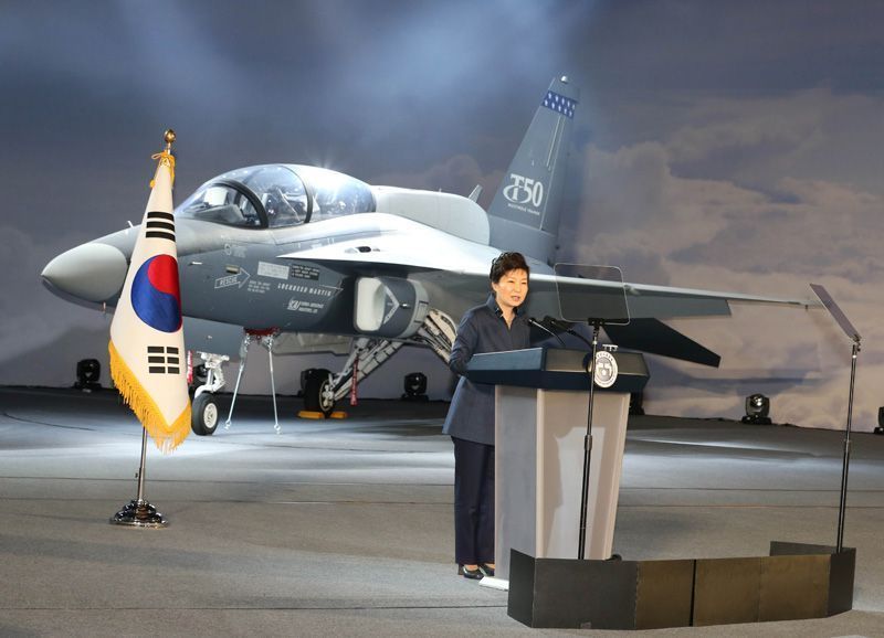 Rollout of T-X trainer jet - The Korea Times