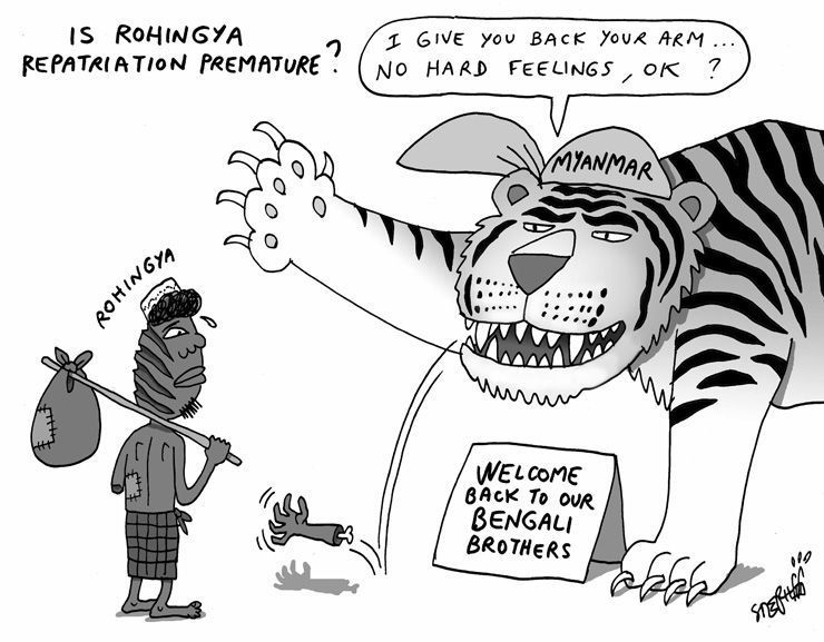 Rohingya repatriation premature - The Korea Times
