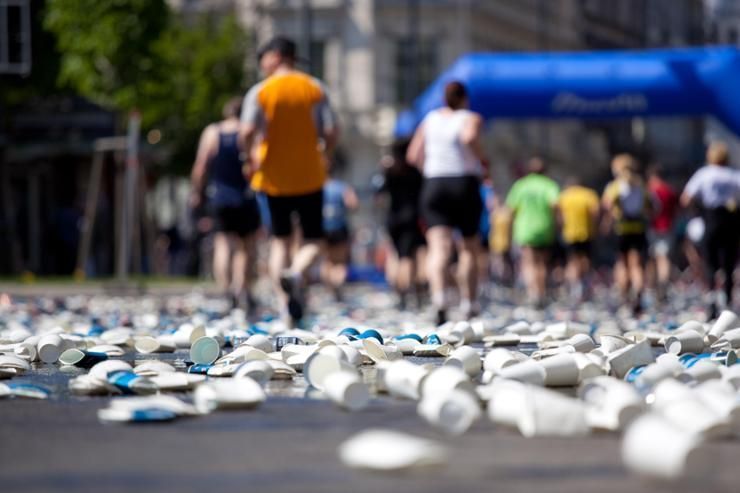 Concerns rise over excessive use of disposable cups at marathons - The ...