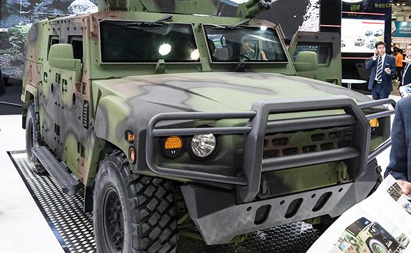 Kia promotes armored vehicles at DX Korea - The Korea Times