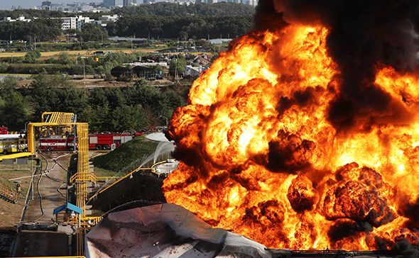 Sri Lankan arrested in connection with oil storage tank fire - The ...