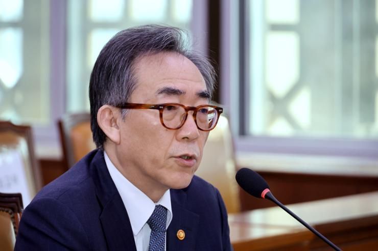 South Korea's Foreign Minister Cho Tae-yul convenes meeting of senior ...